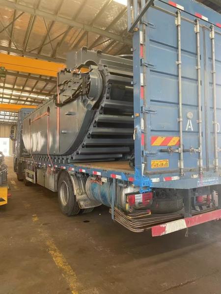 Quality Cuctomized SWAMP Floating Pontoon For Amphibious Excavator SY375H Q355b for sale