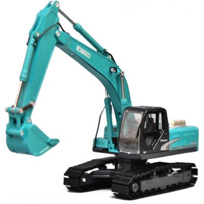 Cina Shen acciaio SK200 escavatore modello KOBELCO simulazione originale leghe metalliche decorazione auto non giocattoli in vendita