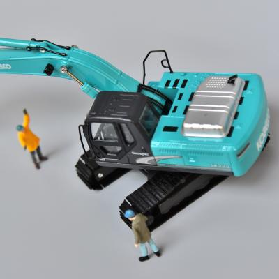 Cina Shen acciaio SK200 escavatore modello KOBELCO simulazione originale leghe metalliche decorazione auto non giocattoli in vendita