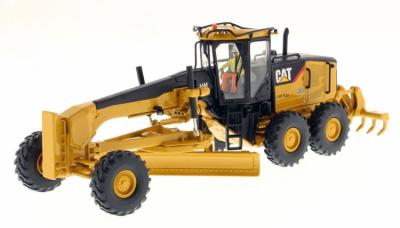 China Cat 14M Motor Grader Model 1/50 Caterpillar Self-Propelled Grader Replica 85189 for sale