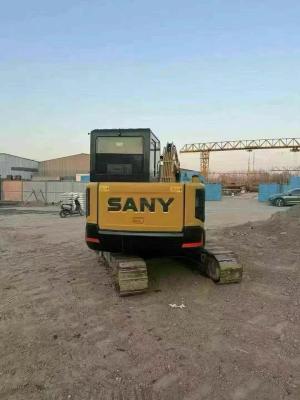 China Usado 2023 SANY SY60 mini escavadeira 500 horas de trabalho manutenção completa para paisagismo for sale