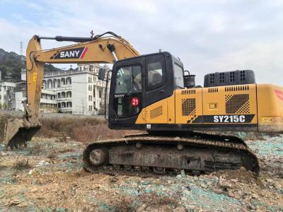 Cina Utilizzato 2019 SANY SY215-10 escavatore 21Ton Capacità Full Service Storia Costruzione Miniera in vendita