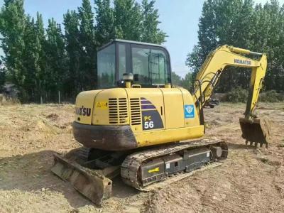 China Used Komatsu PC56 Excavator Low Hours Excellent Condition Export Ready Machine for sale
