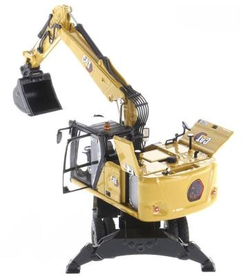 China 1/50 Scale Diecast Masters M318 Wheeled Excavator DM Construction Alloy Digger Model 85956 for sale