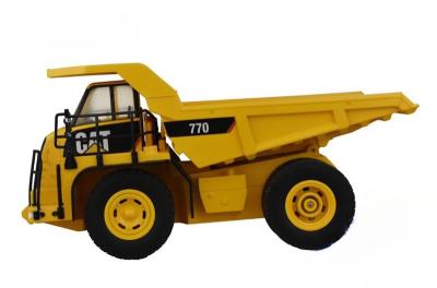 China Large Remote Control Dump Truck Engineering Model CA770 Electric Simulation Kids Toy 1:24 for sale