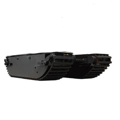China Customized Floating Pontoon Undercarriage for Amphibious Excavator Swamp Marsh Wetlands Conversion Supplier for sale