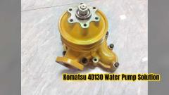 Komatsu 4D130 Water Pump 6114 61 1101 Engine Spare Parts
