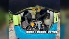 Used Mini Excavator Sale Reliable 6 Ton Digger