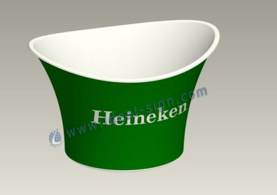 Cina Abitudine del secchiello del ghiaccio di Heineken dell'iniezione di capacità elevata accettabile in vendita