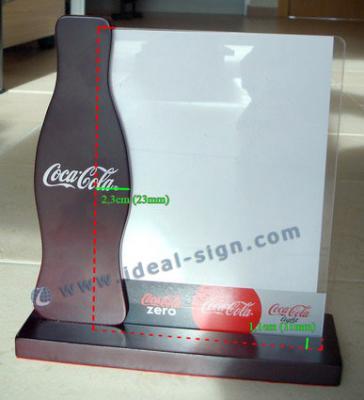 Cina Seta di legno del supporto del menu del piccolo della lavagna della Tabella del menu supporto dei supporti stampata in vendita
