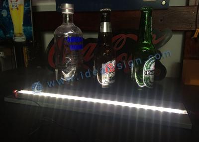 China Van de eenvoudige LEIDENE van het Ontwerpaluminium de Vertonings40*10*1 cm Customied Lengte Alcoholische drankfles Te koop