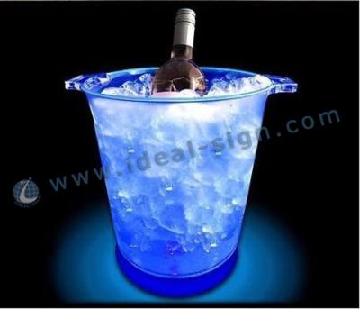Cina Grandi secchielli del ghiaccio principali rotondi Champagne/secchiello del ghiaccio del vino per Antivari dell'interno in vendita