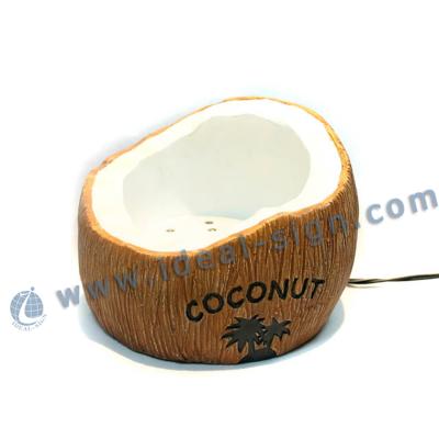 Cina La resina di forma della noce di cocco ha condotto il banco di mostra della bottiglia del liquore per la promozione di Antivari in vendita