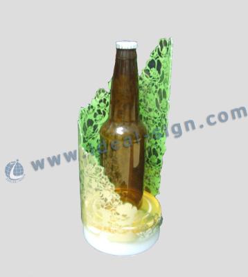 Cina Bastoni la bottiglia DisplayStand del liquore del LED/lo scaffale Glorifier della bottiglia di birra in vendita