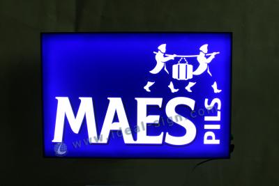 Cina L'acrilico su ordinazione LED dell'interno accende i segni con il logo di Maes in vendita