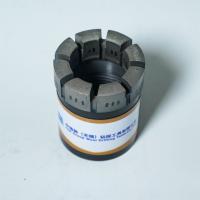 China Black Sand Profile Diamond Core Bit , Impregnated Diamond Bit High Reliability for sale