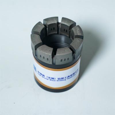 China Black Sand Profile Diamond Core Bit , Impregnated Diamond Bit High Reliability for sale