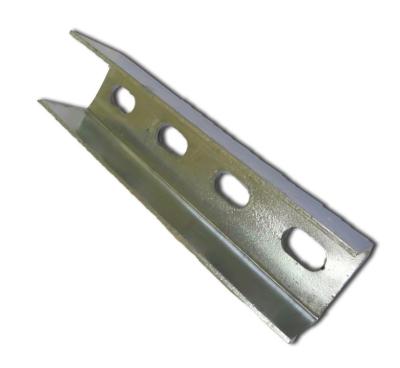 China 6m Long Silver Pre Galvanized Easy Installing Steel Strut C Channel For Construction for sale