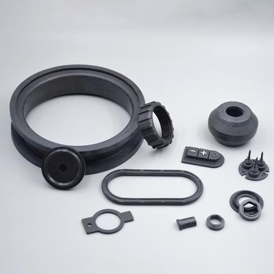 China Custom High-quality Non-standard FKM NBR Silicone Rubber Molded Parts for sale
