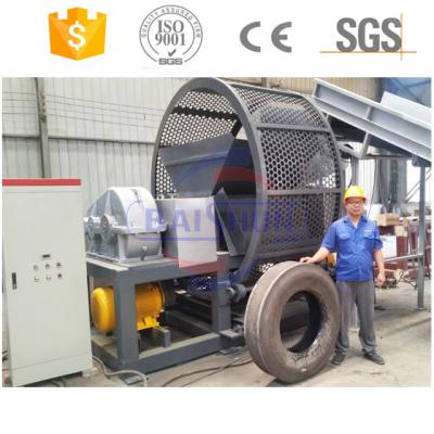 China Hot sale !!! High capacity waste tyre shredder manufacturer with CE for sale