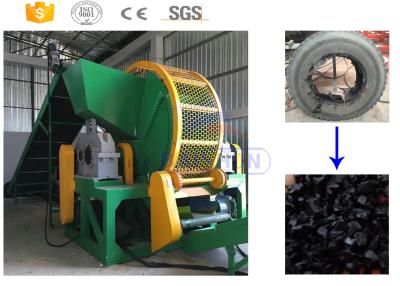 China Factory supply waste truck tyre recycling shredder machine with CE for sale