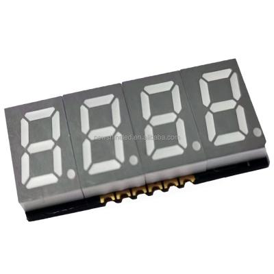 China 0.39 Inch 4 Digit SMD LED 7 Segment Display Digital Height 10mm Red Surface Color Ideal for Electronic Counters Timers and Display Equipment for sale