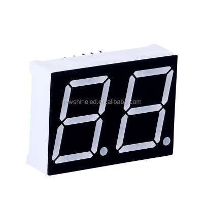 China Compact LED 2 Digit 7 Segment Display 0.56 Inch Size 14.2mm Height Ideal for Digital Measurement and Display Panels for sale