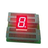 China Large size of 4 Inch LED Single Digit 7 Segment Display with 1016 Millimeter Digit Height and Red Color for Clear Numeric Visualization for sale