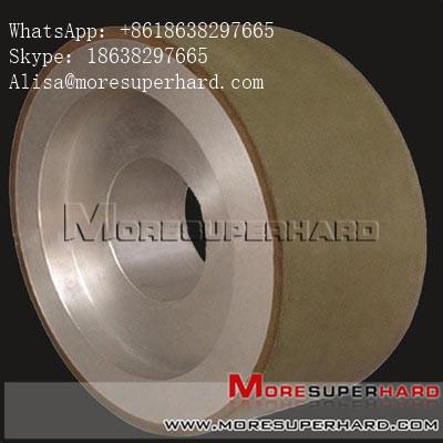 China Centerless diamond grinding wheel with high efficiency   Alisa@moresuperhard.com for sale