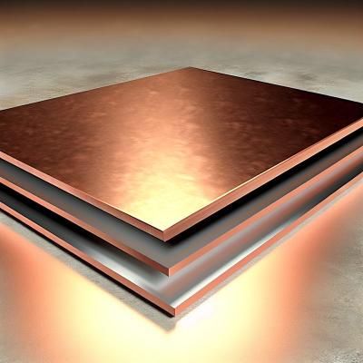 China Chapa de Aço Revestida SA516 Gr.70 com Material Base e Chapeamento de Cobre para Resistência e Resistência à Corrosão Otimizadas à venda