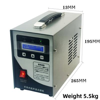 China Emergency Stop Button Ultrasonic Handheld Welding Machine Featuring Rated Capacity 12 Kva and 28kHz Frequency for Welding Results for sale