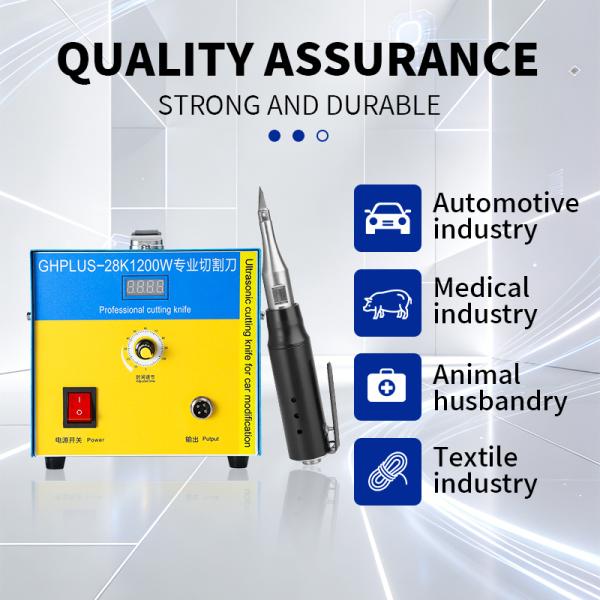 Quality 28KHz Lightweight Handheld Ultrasonic Cutting Machine For Plastic / Composite for sale