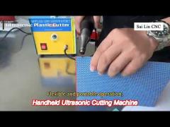 28khz lightweight handheld ultrasonic cutting machine for plastic / composite materials