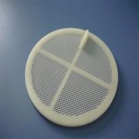 China Custom Flat Plastic Filter Injection Molding 5mm to 100mm Diameter POM for sale