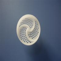 China Custom Plastic Injection Molding Uniform Mesh Cylindrical Filter 50mm POM for sale