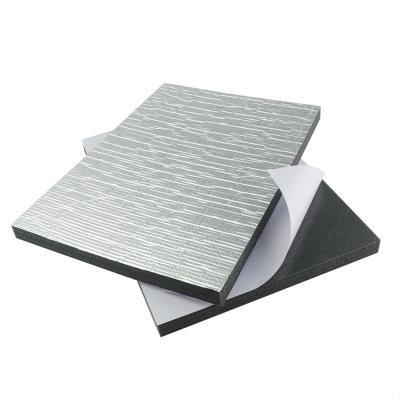 China 20mm AC Duct Foam Insulation XLPE XPE Backed Aluminum Film For HVAC Ducts for sale