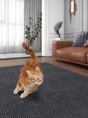 Cina Tiragraffi per gatti autoadesivo con taglio fai-da-te grigio peltro per la protezione delle torri dei gatti in vendita