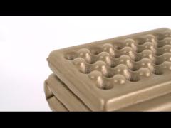 40x28x1,2 cm vouwbare camping mat stoel, 8 vouwbare thermische stoelpads voor picknick