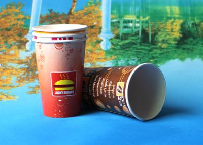 Cina Il grande rifornimento caldo del ristorante delle tazze di carta della bevanda 16oz/20oz elimina i contenitori in vendita