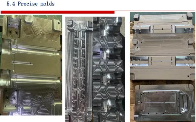 Finished plastic injection molds