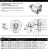 China Stable Clamping Middle-Solid Rotary Cylinder for sale