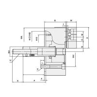 China Reliable Solid Super Large Stroke Chuck for Heavy Machinery for sale