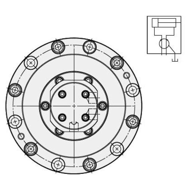 Quality Air Injection Type Rotary Cylinder Chuck for Precision Machining for sale