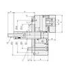 China High-Precision Solid Four-Jaw Power Chuck for CNC Machines for sale