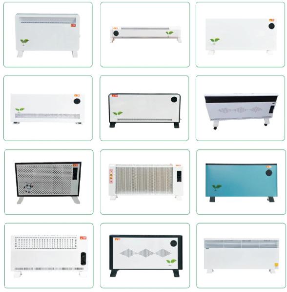 Quality Wholesale in Stock Electric Convector Heater 1200W Adjustable Thermostat for sale