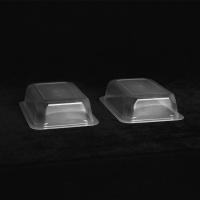 China 160 X 110 X 40MM PP Disposable Plastic Tray Transparent Clear Plastic Rectangular Tray for sale