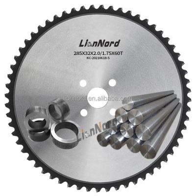 China TCT Circular Cold Saw Blade for Metal Cutting 285*1.75*32mm Blade Thickness 1.7-2.0 for sale