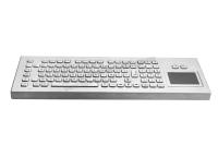 China Ip65 Metal Rugged Keyboard With Touchpad And Full Functionalities for sale
