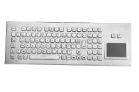 China Ip65 Metal Rugged Keyboard With Touchpad And Full Functionalities for sale