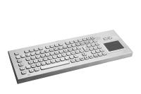 China Ip65 Metal Rugged Keyboard With Touchpad And Full Functionalities for sale